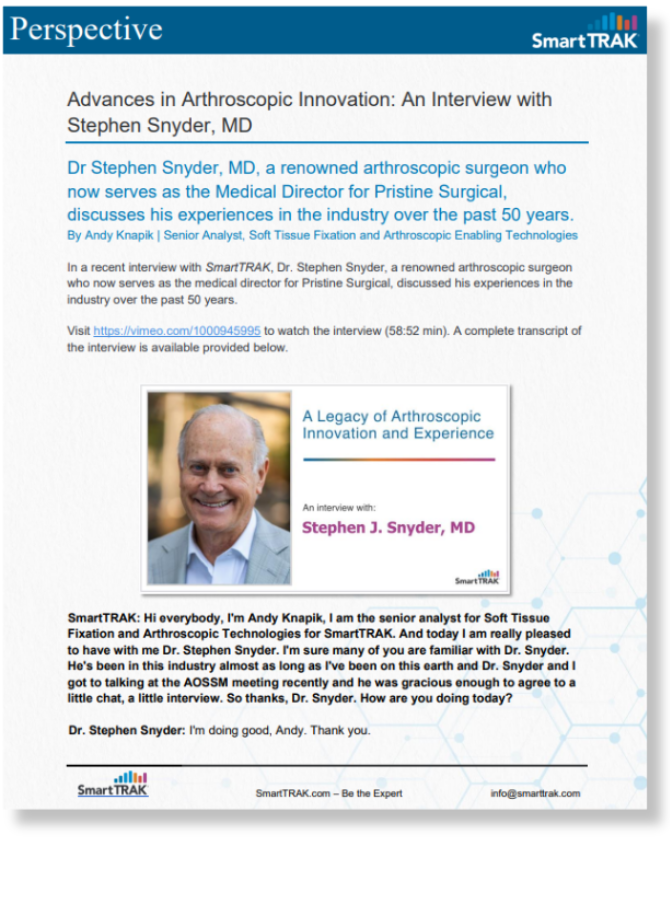 Advances In Arthroscopic Innovation